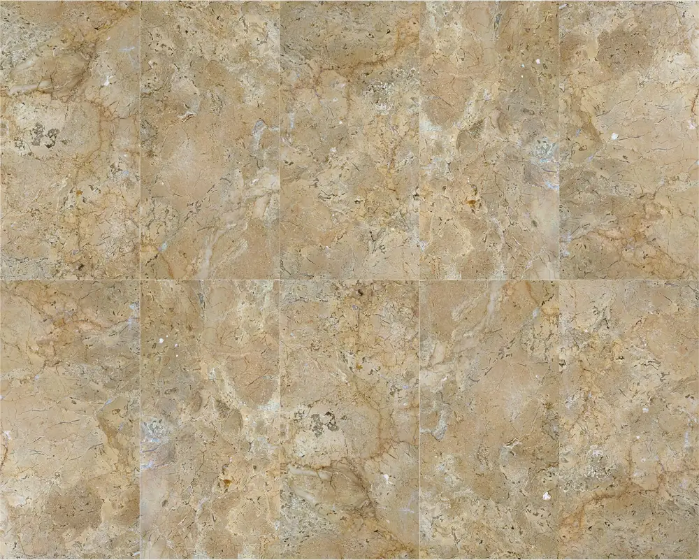 12x24 Gold Polished Marble Tile | Natural Stone Floor & Wall