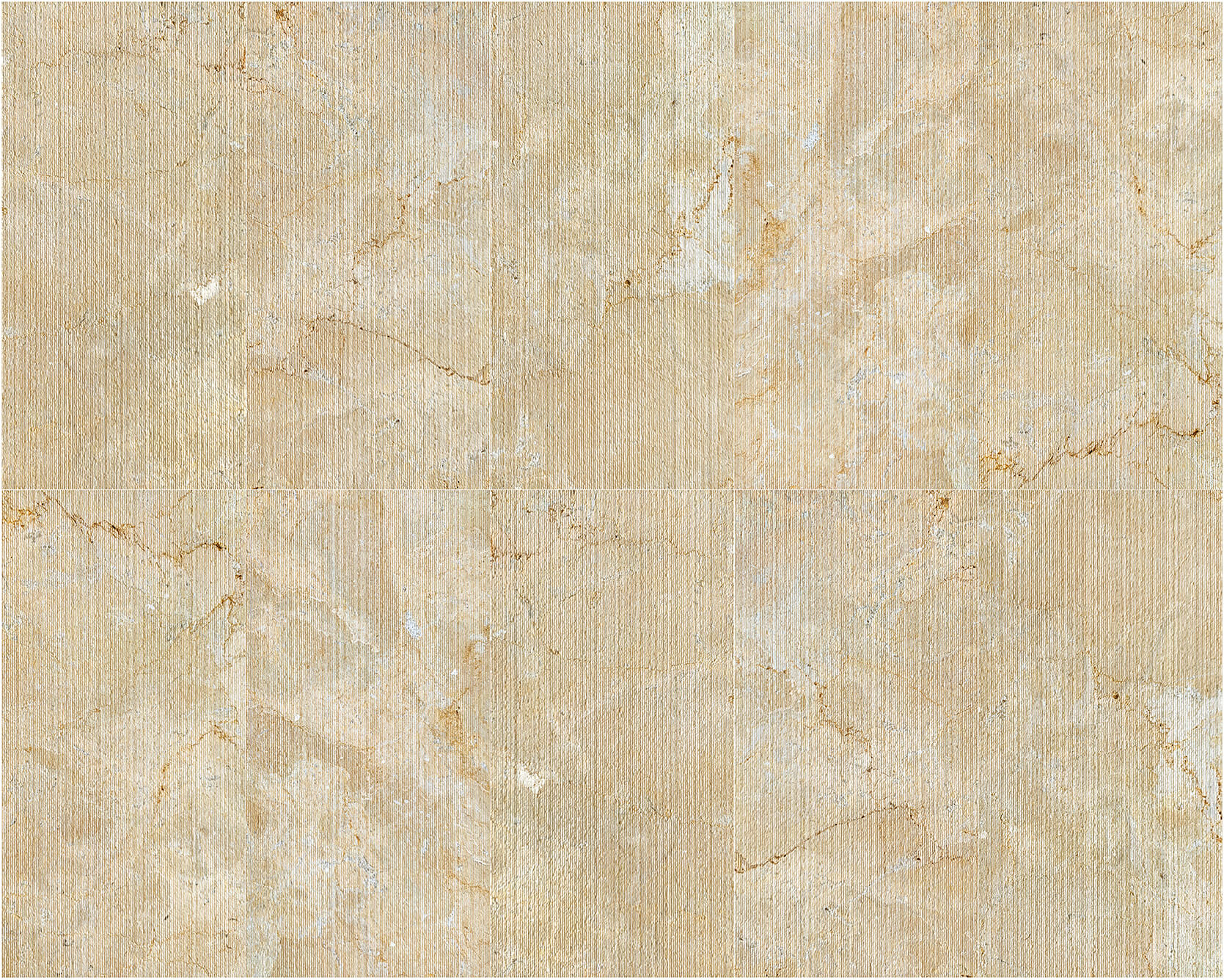 12x24 Gold 3D Fluted Marble Wall Tile - FS Textured Finish(USA In-Stock)