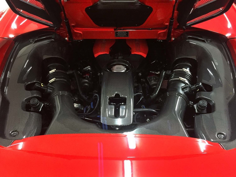 Ferrari F488 GTB Spider Engine Accessories