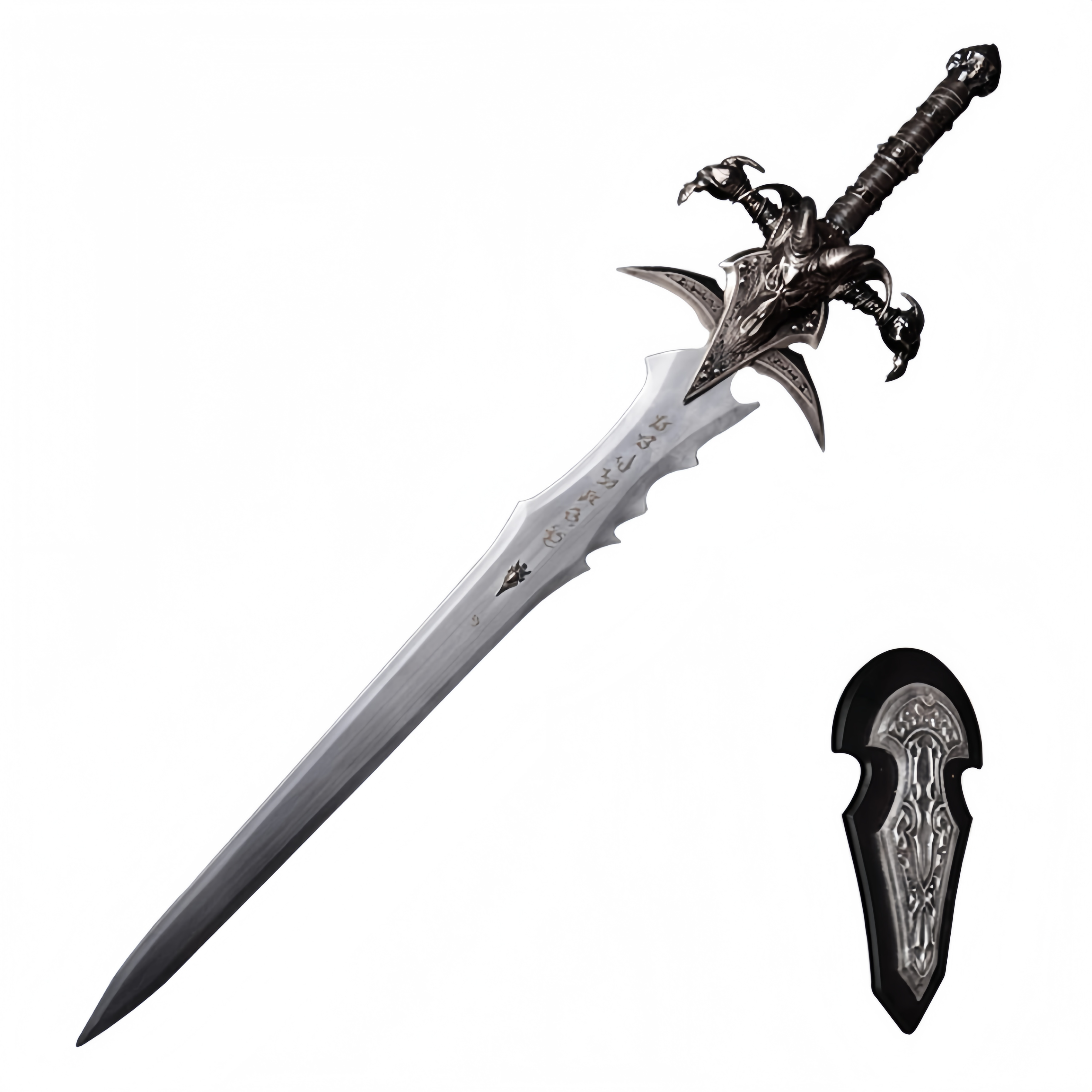 Frostmourne, Curse Sword with Display Hanger - Stainless Steel Blade ...
