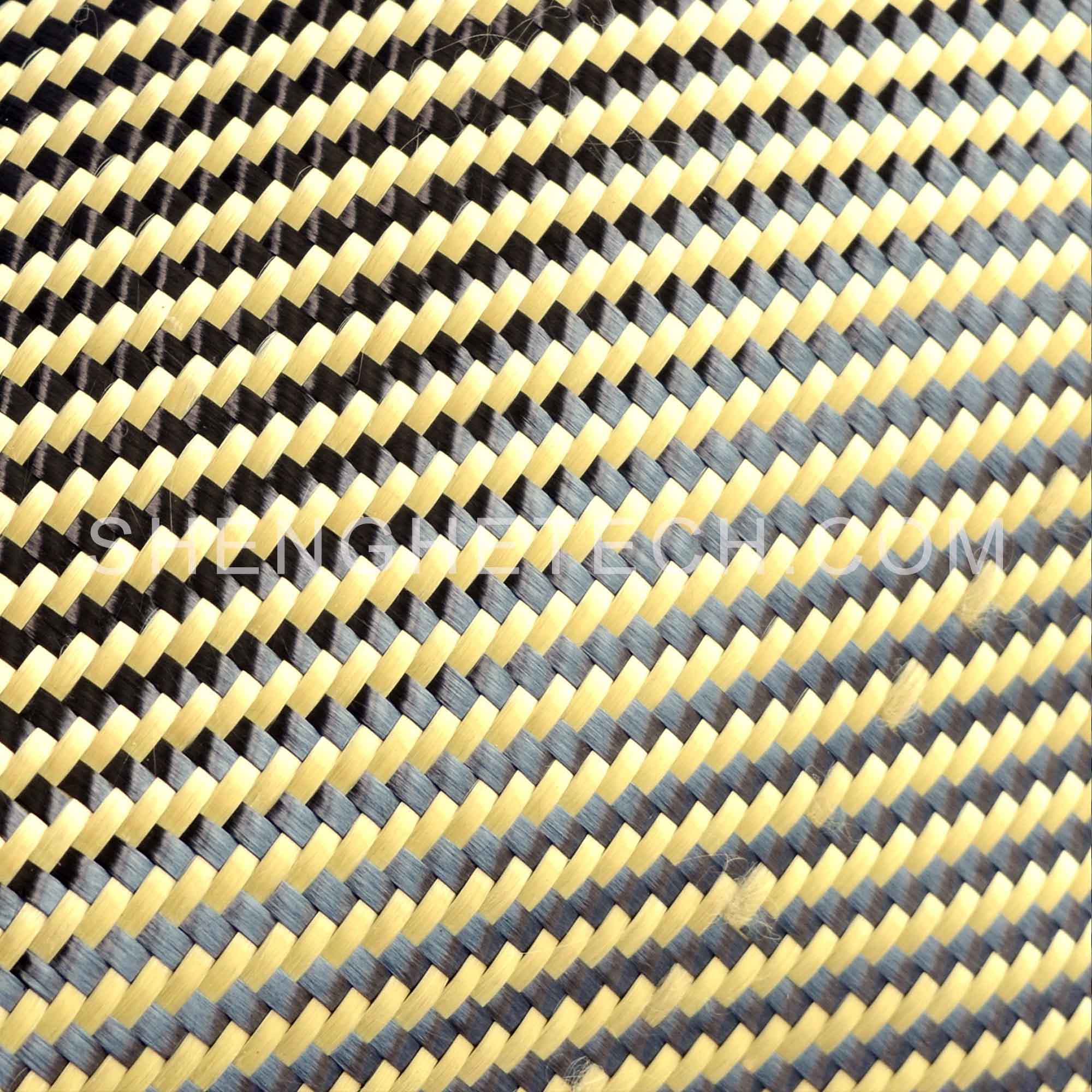 Carbon kevlar fabric