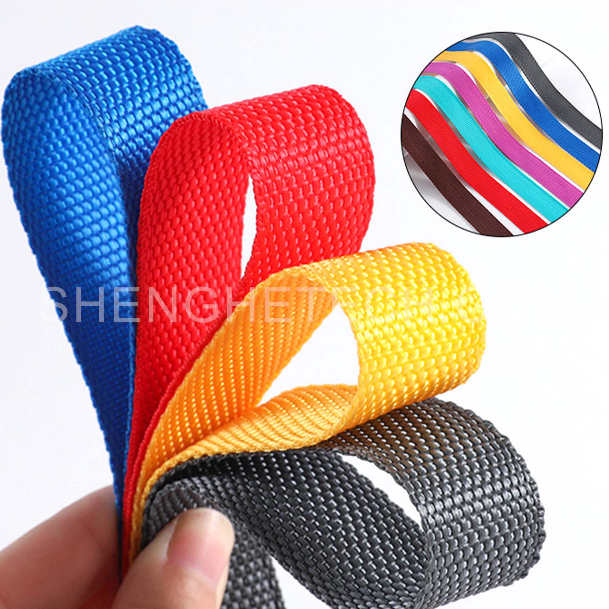 Braided belt-woven belt