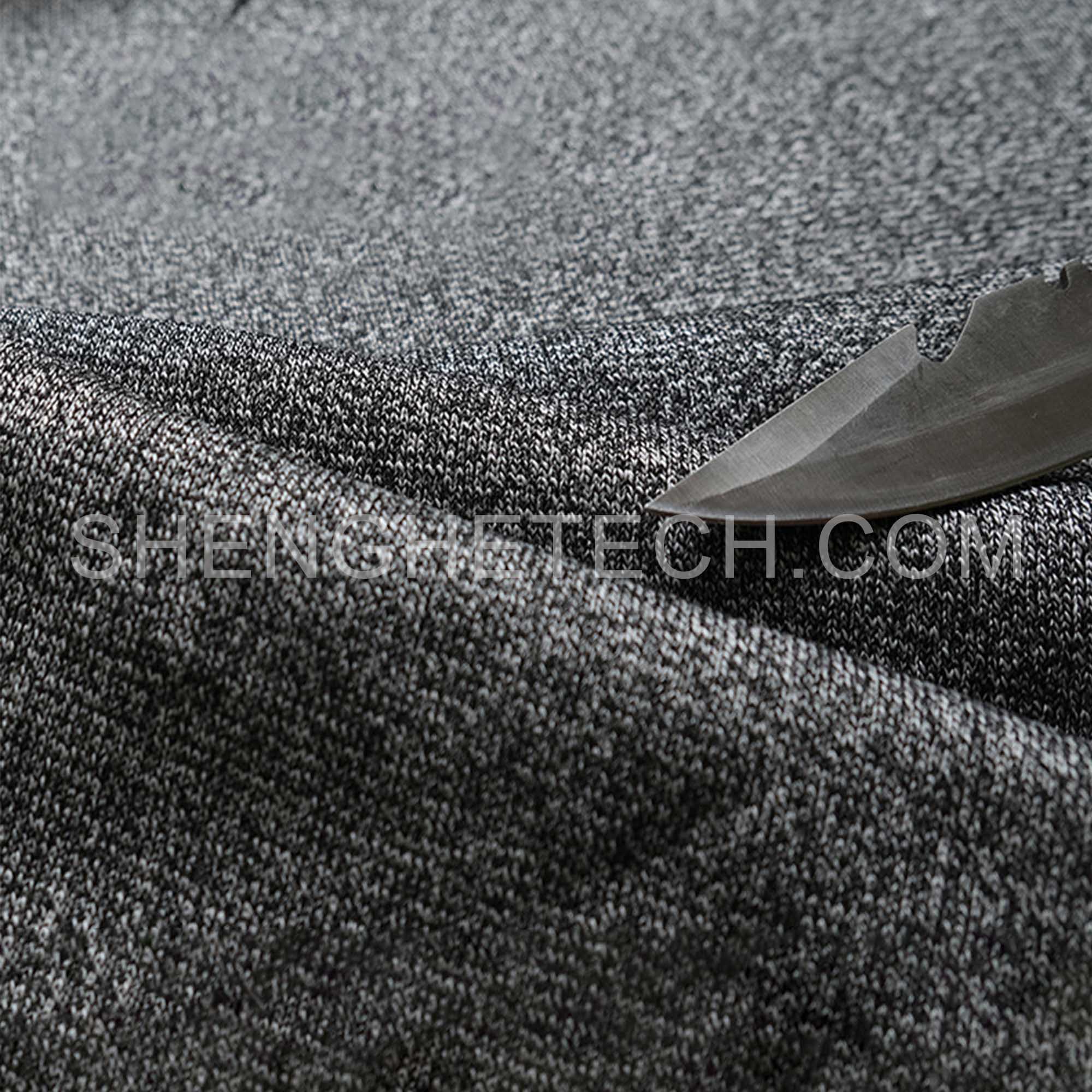 HPPE fabric-cut resistant fabric