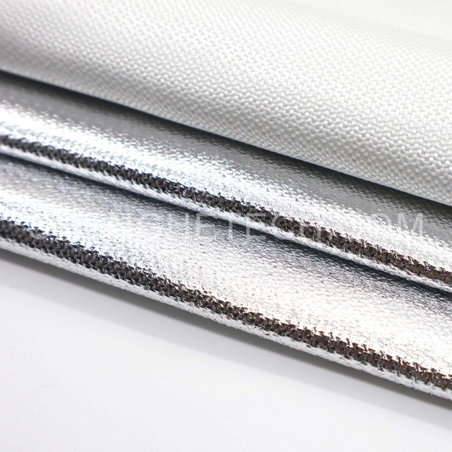Aluminized glass fiber fabric