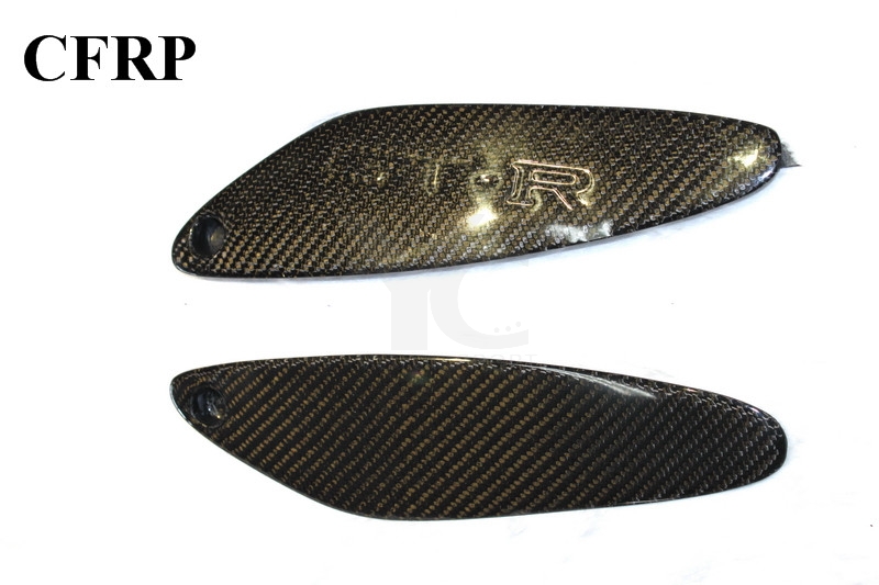 1995-1998 Nissan Skyline R33 GTR Rear Spoiler 'GTR' Logo End Caps