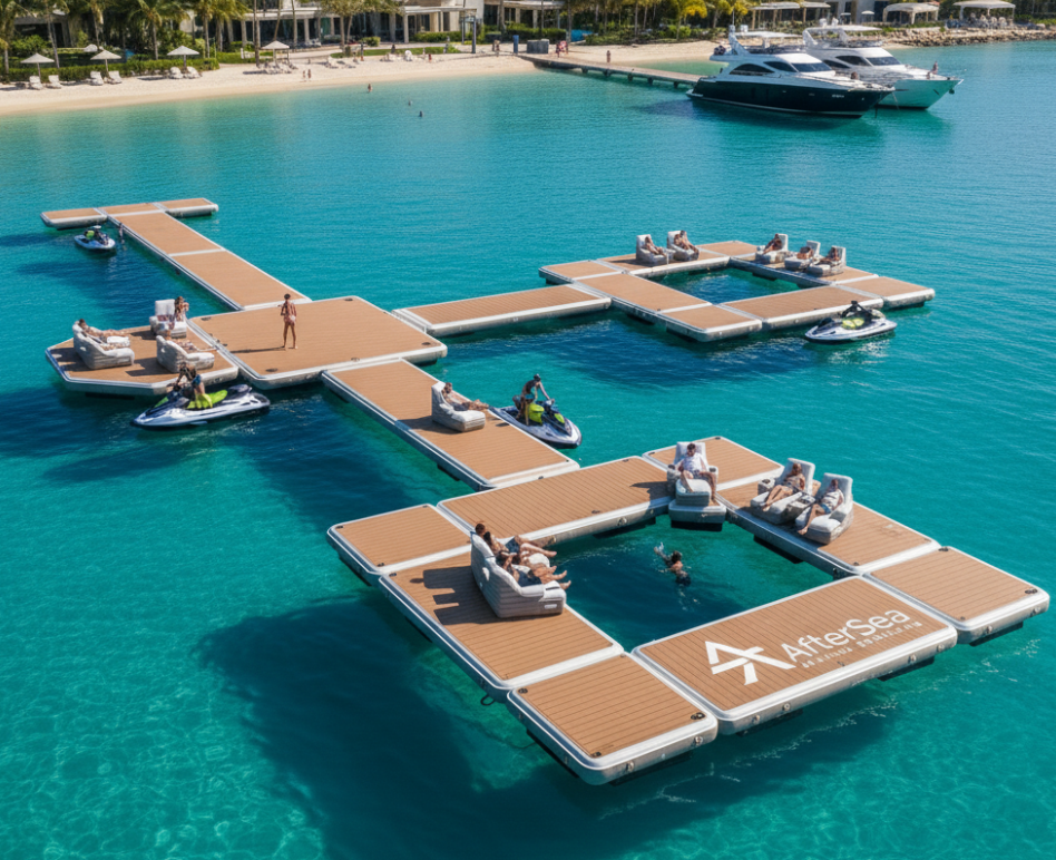 Heavy Duty Inflatable Docks for Resorts & Hotels | Durable Floating ...