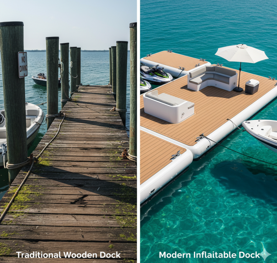 Heavy Duty Inflatable Docks for Resorts & Hotels | Durable Floating ...