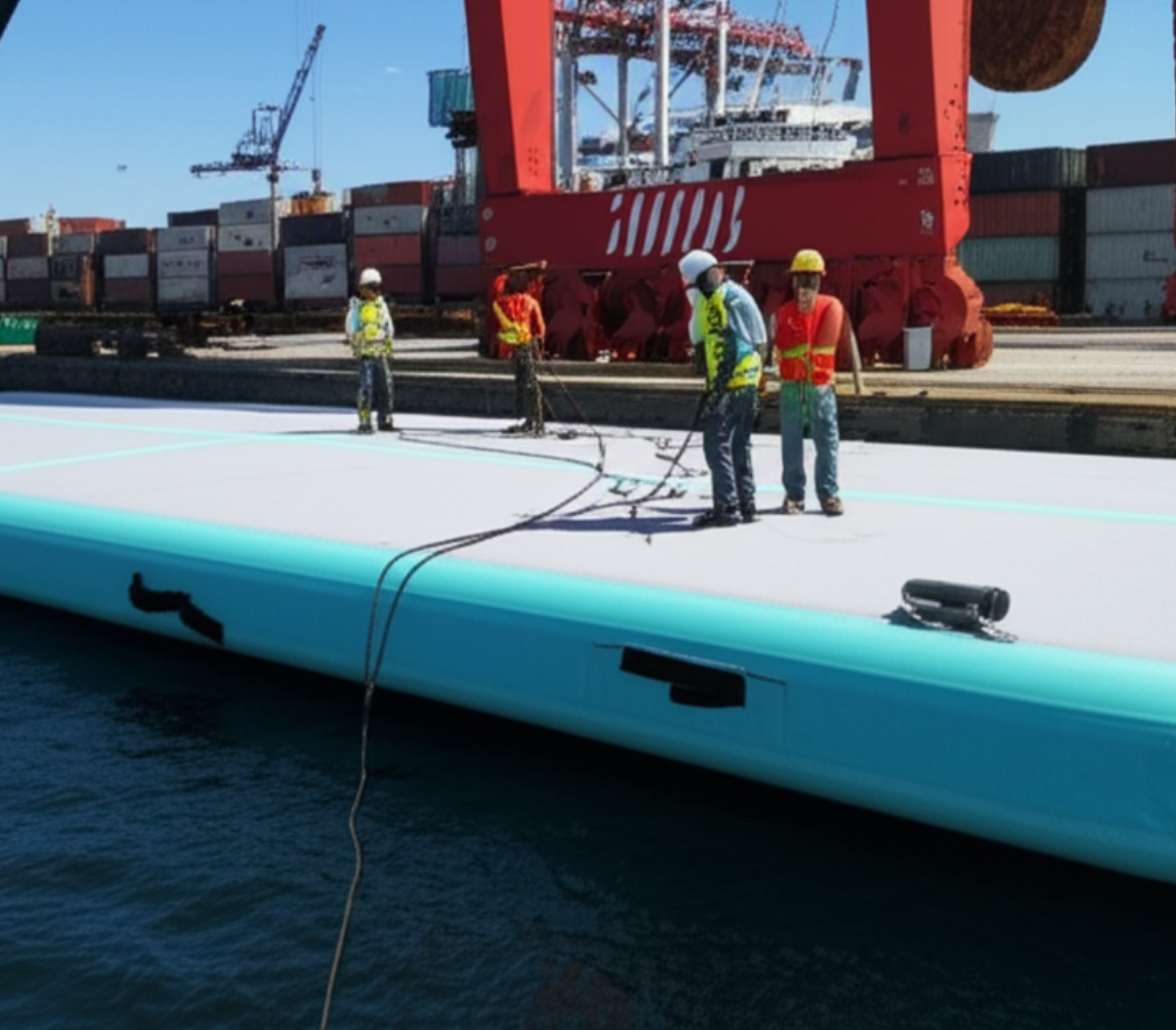 Industrial-Grade Inflatable Floating Docks for B2B Use