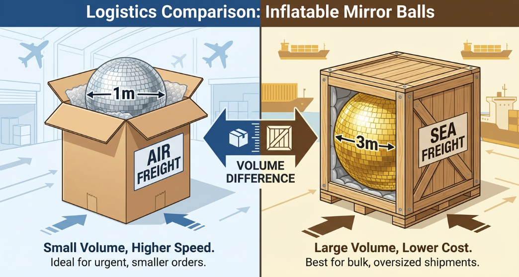 Inflatable Mirror Ball Sizes Guide: Importing from China (B2B)