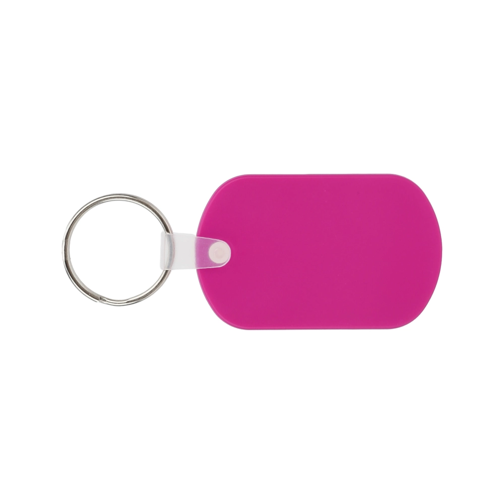 Oval Retro Plastic Key Holder