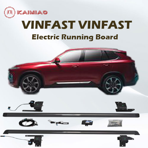 Non-skid tread and LED lighting for safety retractable running boards ...