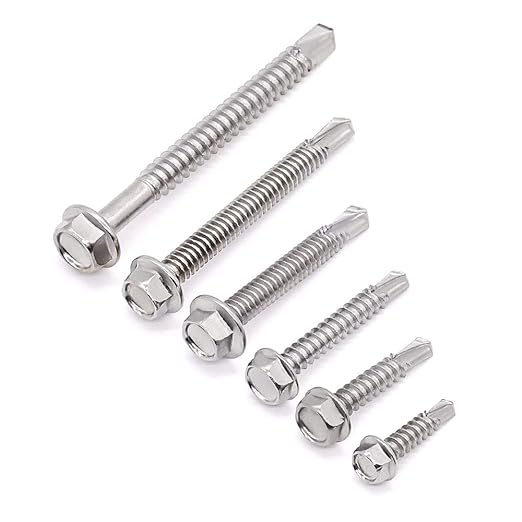 410ss hex washer flange with ruspert coating