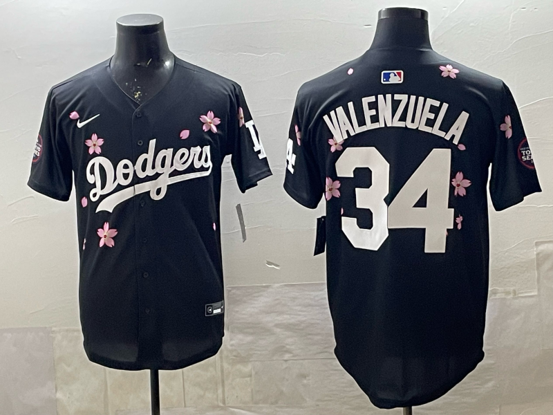 Men's MLB World Tour Tokyo Series 2025 Dodgers #34 Fernando Valenzuela ...