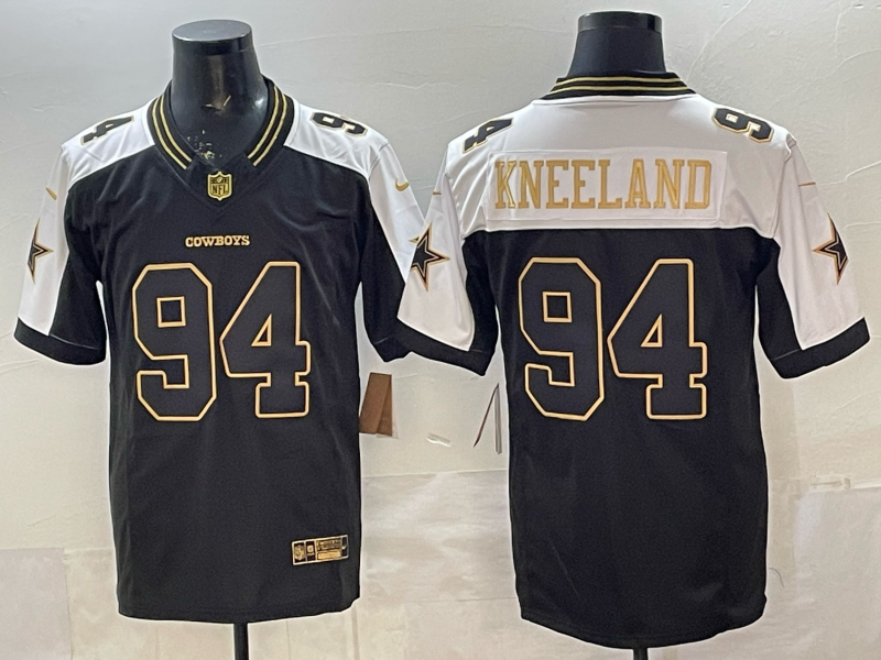 Men's NFL Dallas Cowboys #94 Marshawn Kneeland Black F.U.S.E ...