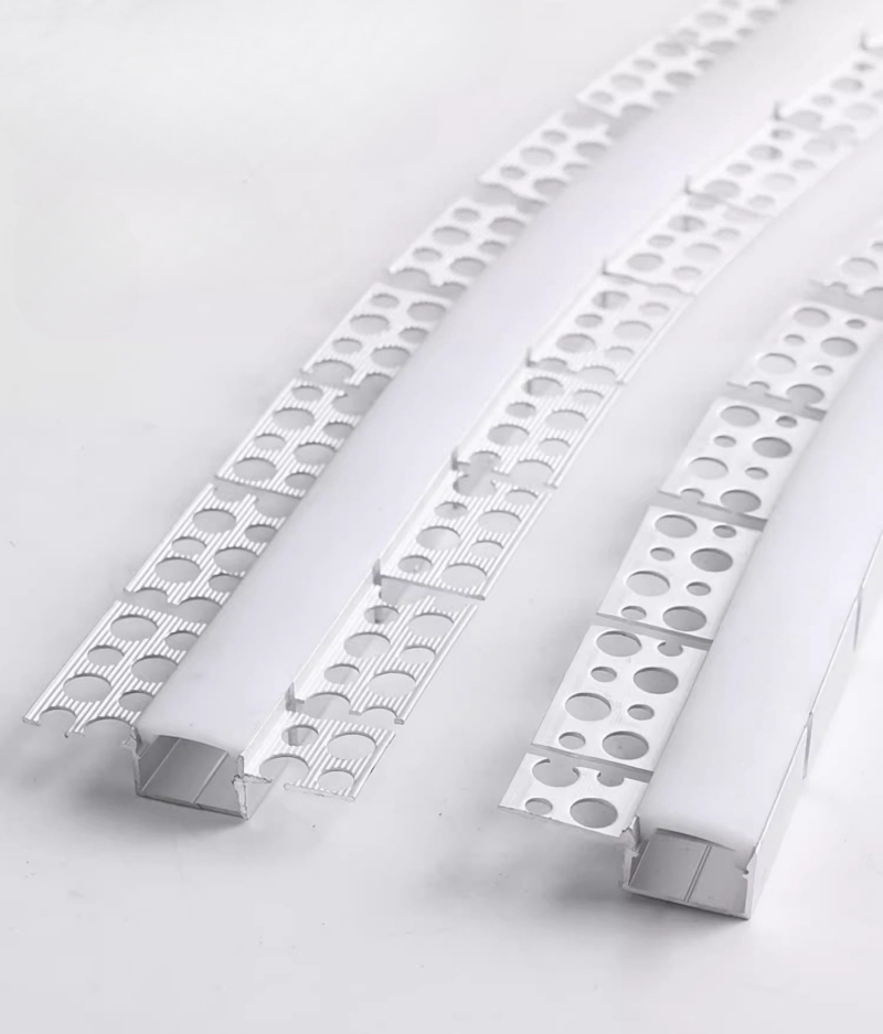 Curved U/YW-Style LED Aluminum Profile Recessed Bendable Aluminum ...