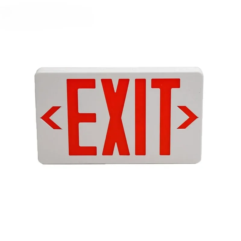 Exit Light AC 220v Red Exit Sign Led Emergency Light Fire Safety ...
