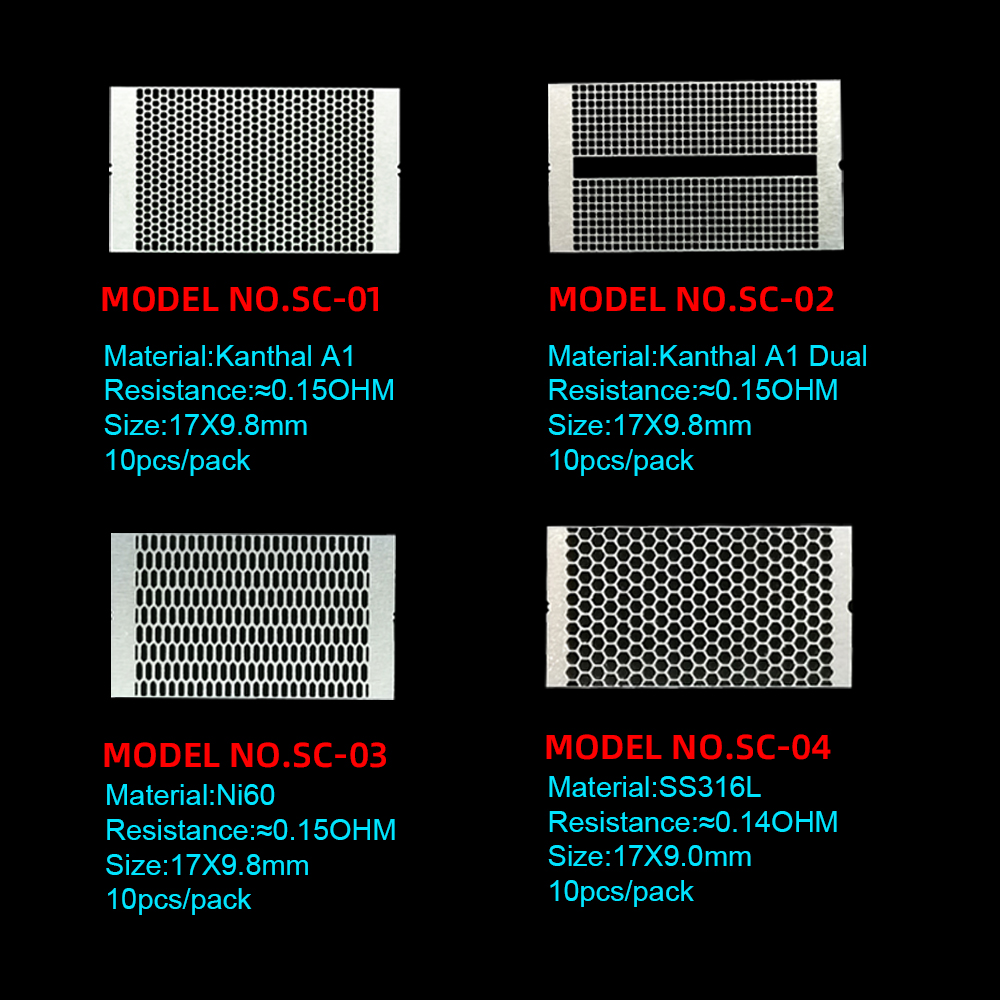 Mesh strips (size:17*9.8mm),Mesh/Coil/Cotton