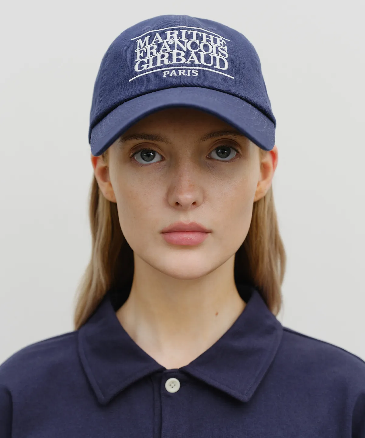 MARITHE-CLASSIC LOGO CAP navy