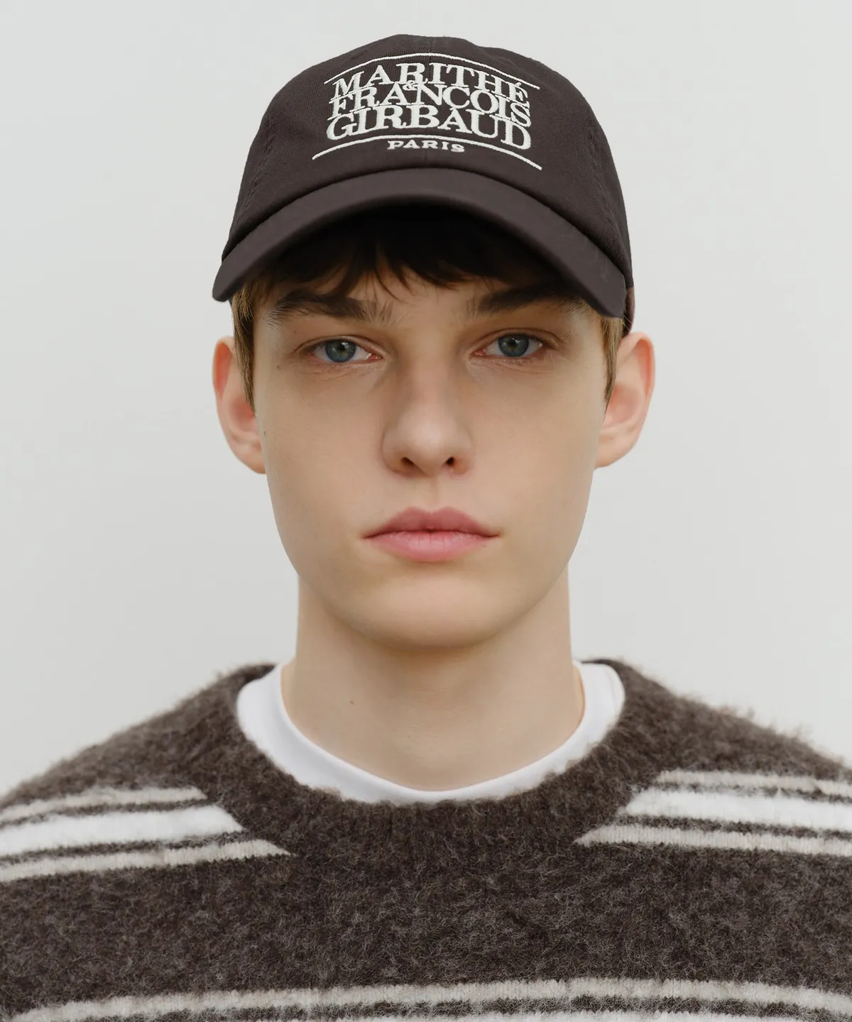 MARITHE--CLASSIC LOGO CAP dark brown