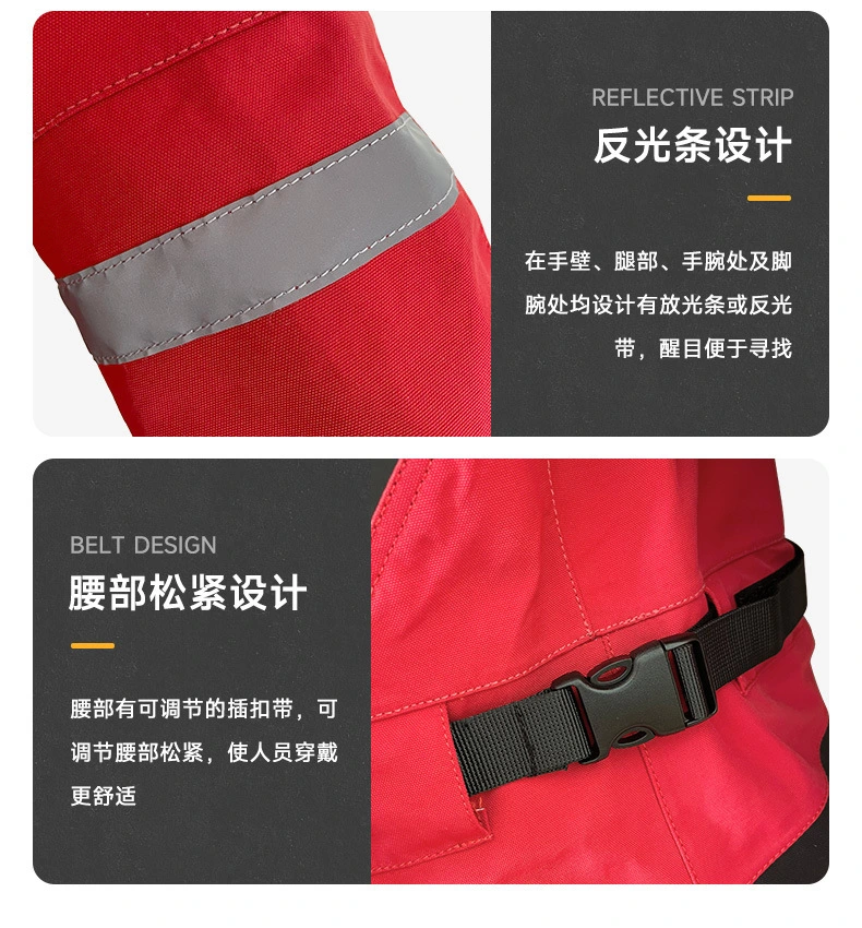 Dry water rescue suit