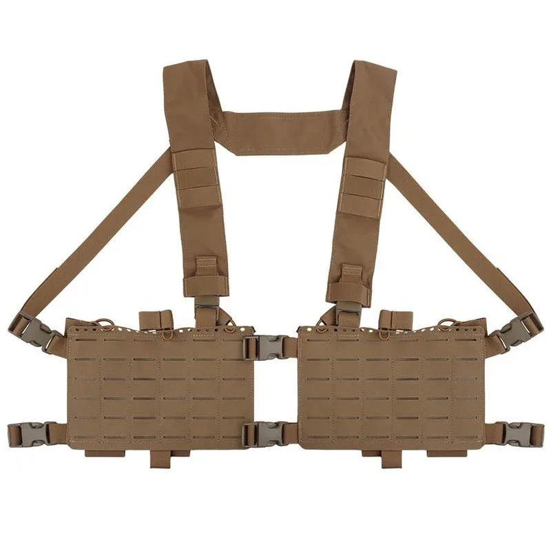 Field Tactical Chest Vest MOLLE System Tactical Chest Rig Camouflage ...