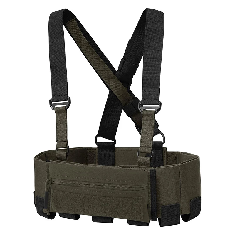 Tactical Molle Chest Rig Elastic Tactical Chest Rig with Mag Pouch ...