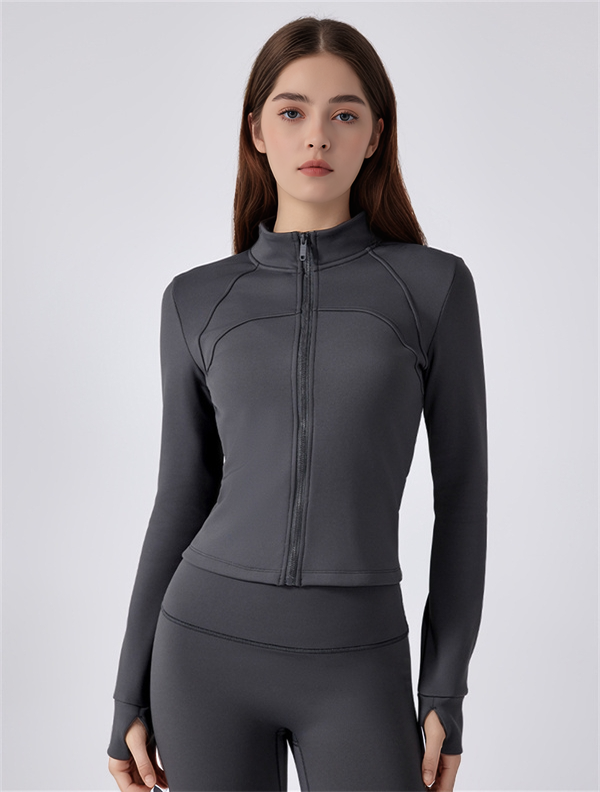 Women's Athletic Full Zip Lightweight Workout Jacket