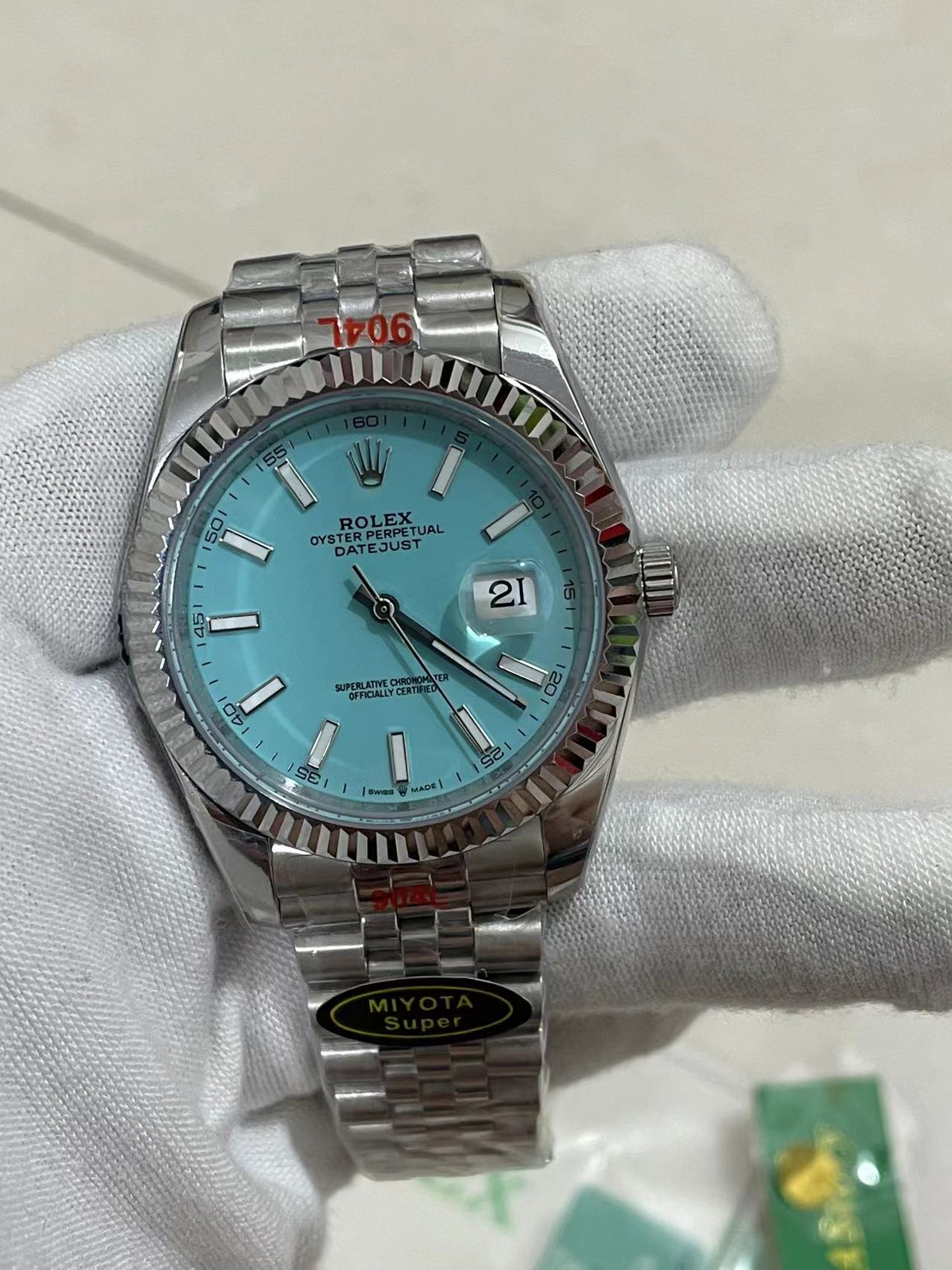 U1 datejust new link with new bezel miyota movement,datejust