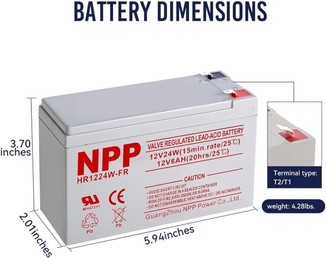 NPP Power High Rate Battery