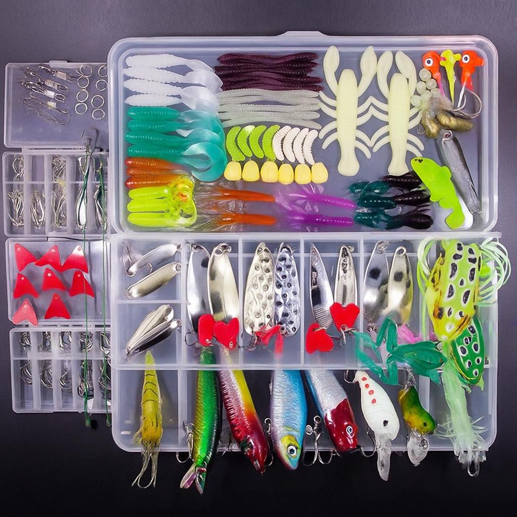 Complete Soft & Hard Baits Kit - Includes Tackle Box