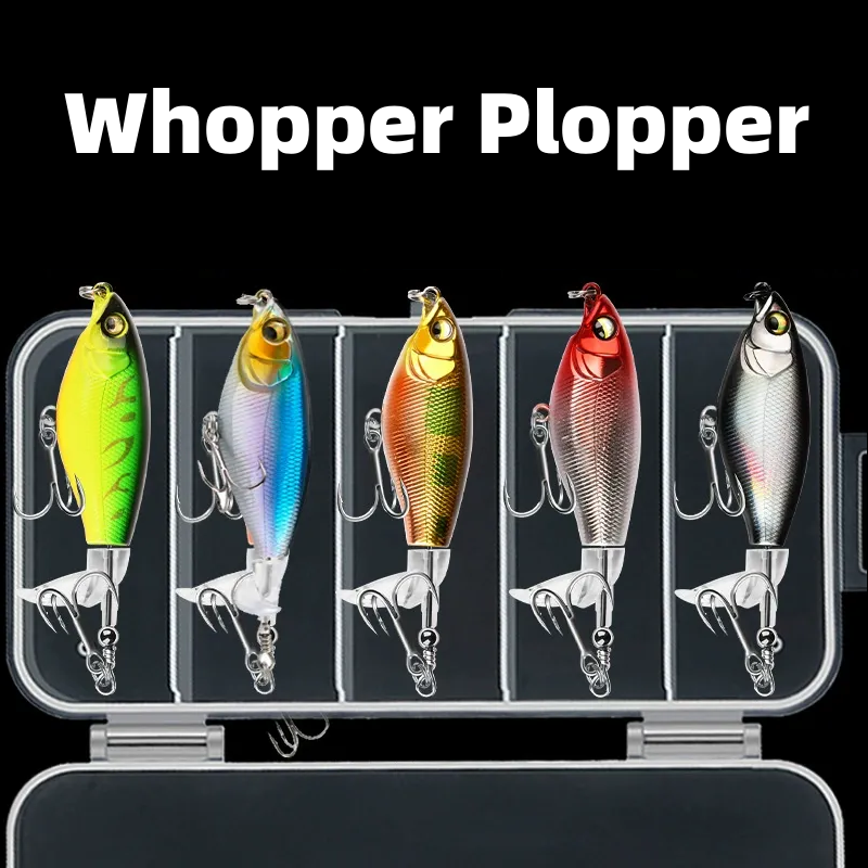 Water Whopper Plopper Lures Hard Fishing Lures for Bass