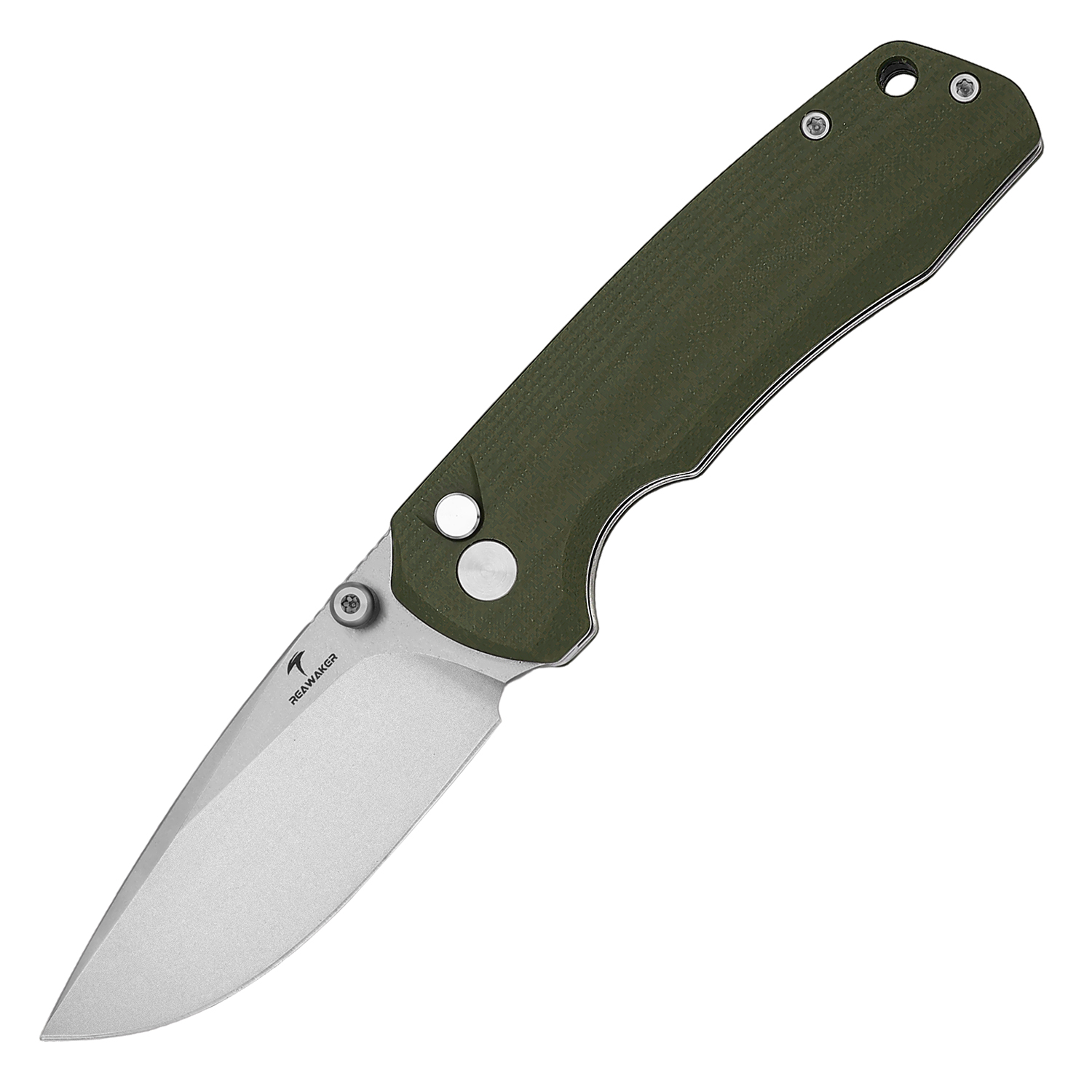 Reawaker Folding Pocket Knife, 2.89" 14C28N Steel Blade G10 Carbon ...