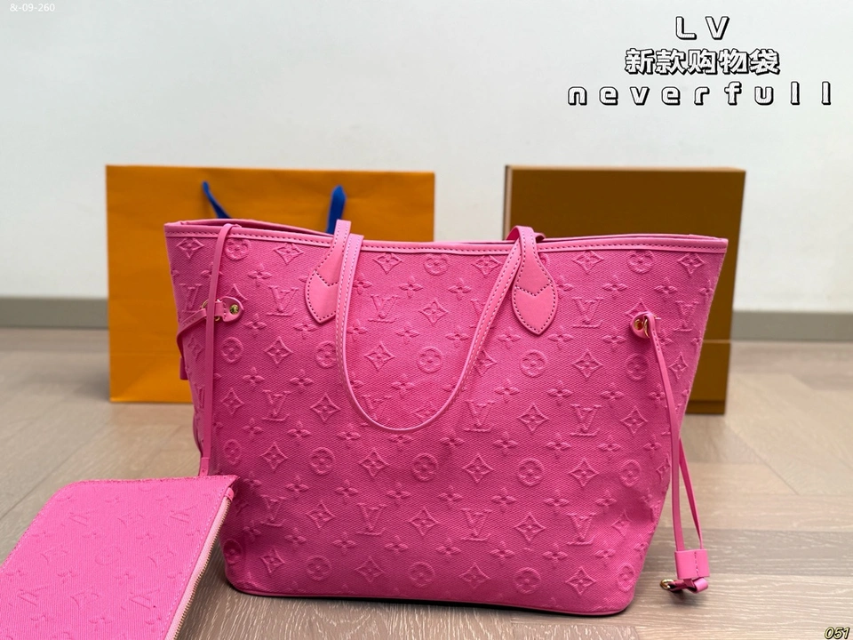 LV pink neverfull