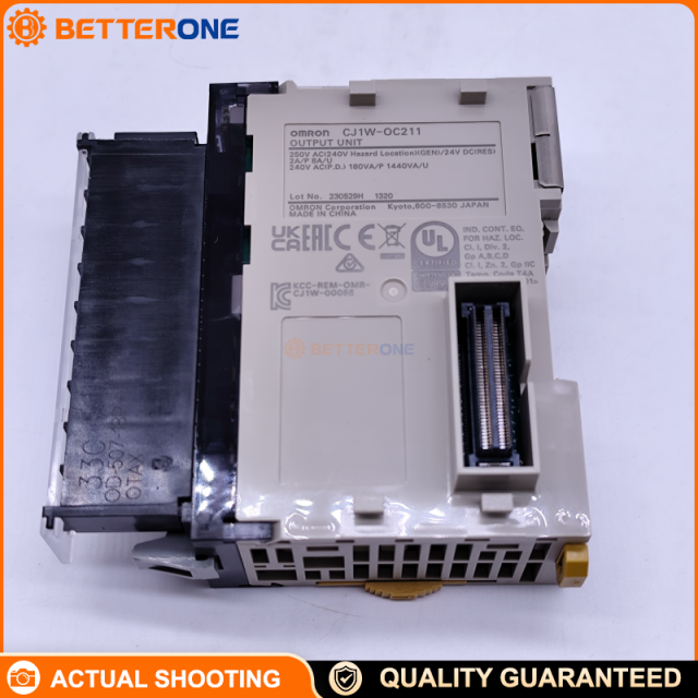 OMRON CJ1W-OC211 CJ-Series Relay/Contact Output Module, 16 Outputs, 2A ...
