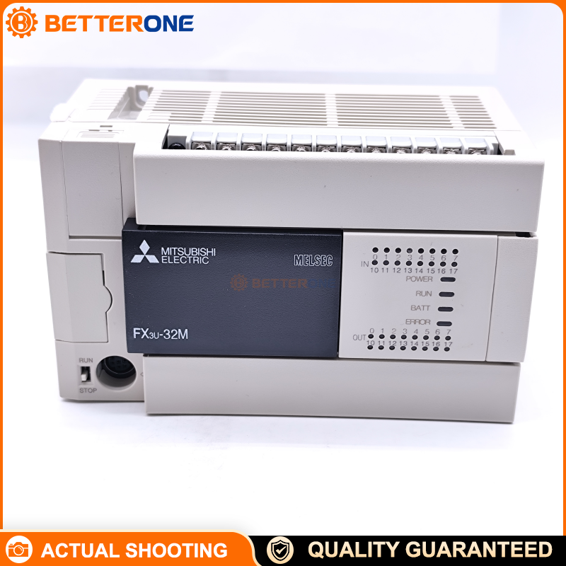 Mitsubishi MELSEC-F FX3U-32MT/ESS PLC CPU Base Unit, 32 I/O (16DI 24VDC ...