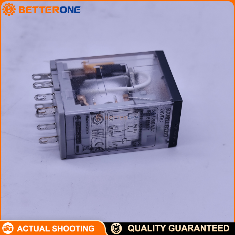 RXM2LB2BD | Harmony Plug-In Relay | DPDT 2CO 5A | 24VDC Coil | LED ...