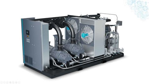 Atlas G 110-250 oil-injected rotary screw compressors