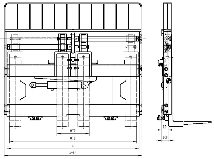 Hang-on Type Fork Positioner