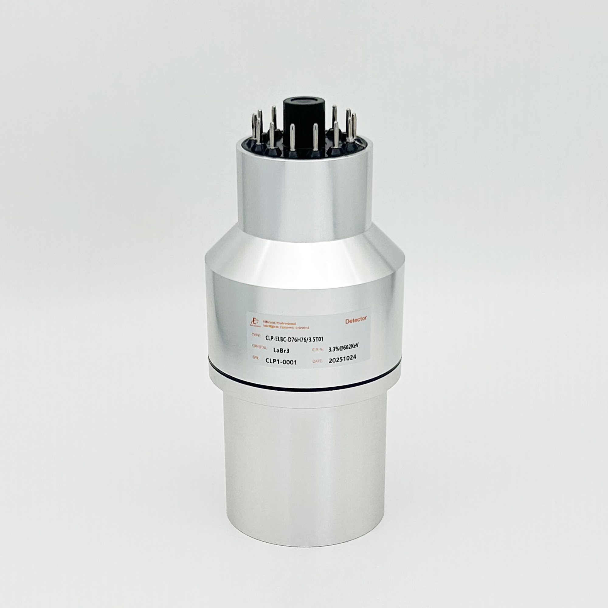 LaBr3(Ce) Detector； Ø76x76mm ；CR；Lanthanum Bromide