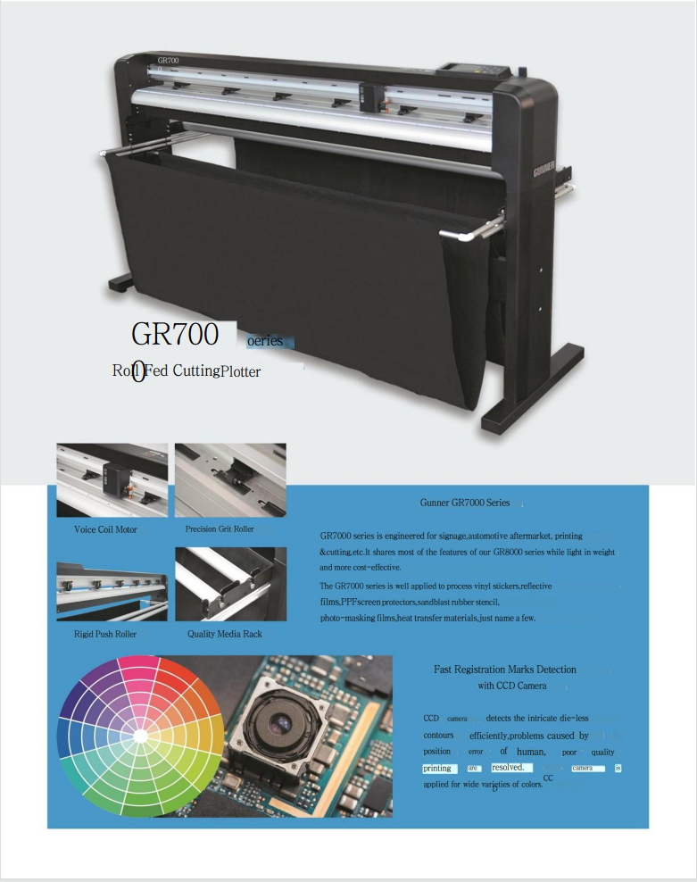 Roll Fed Cutting Plotter