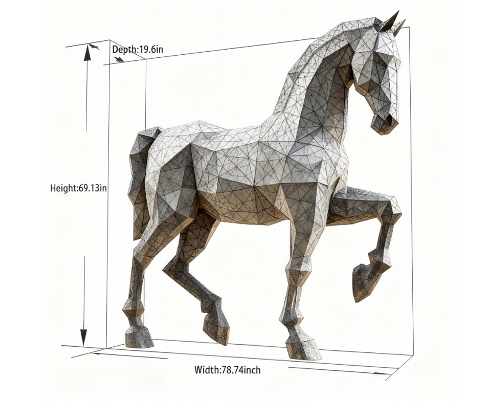 PREMIUM Fantastic white marble angel statue named Nike stone sculpture