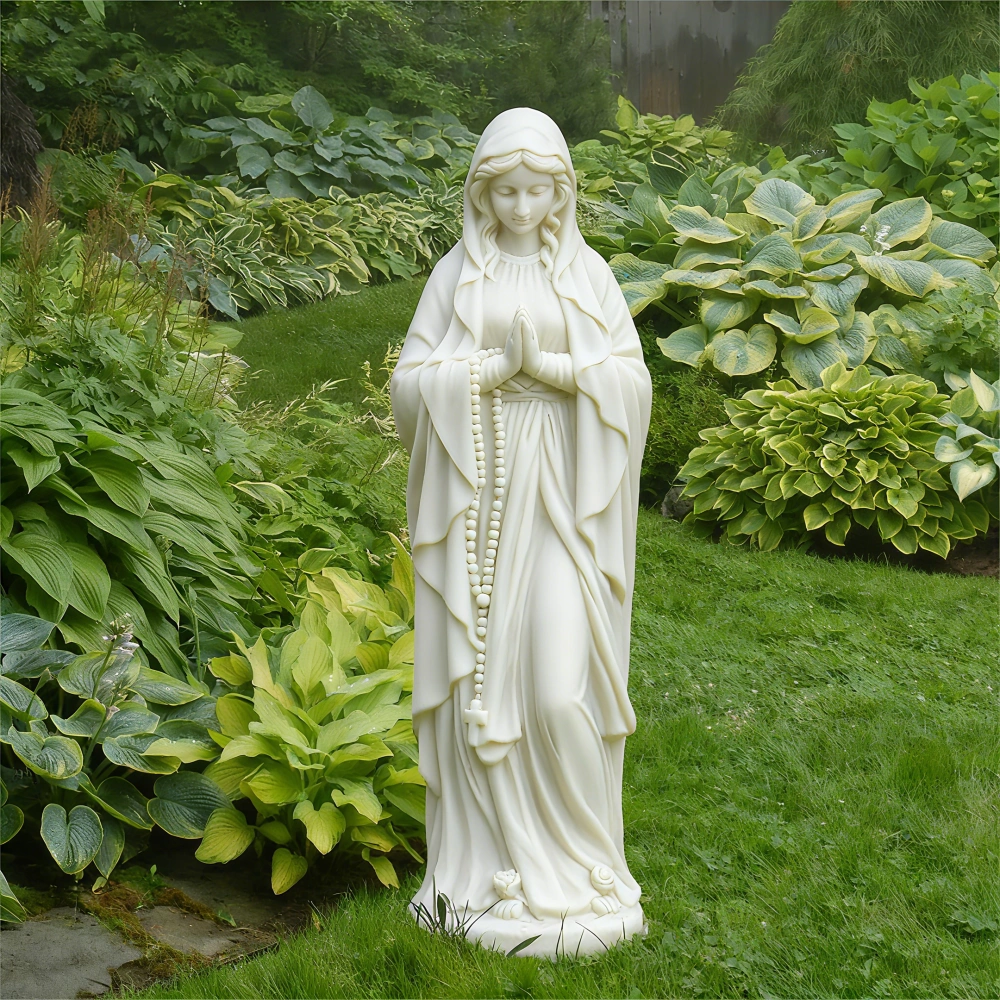 PREMIUM Virgin Mary Praying Statue Outdoor Garden Religious Decor ...