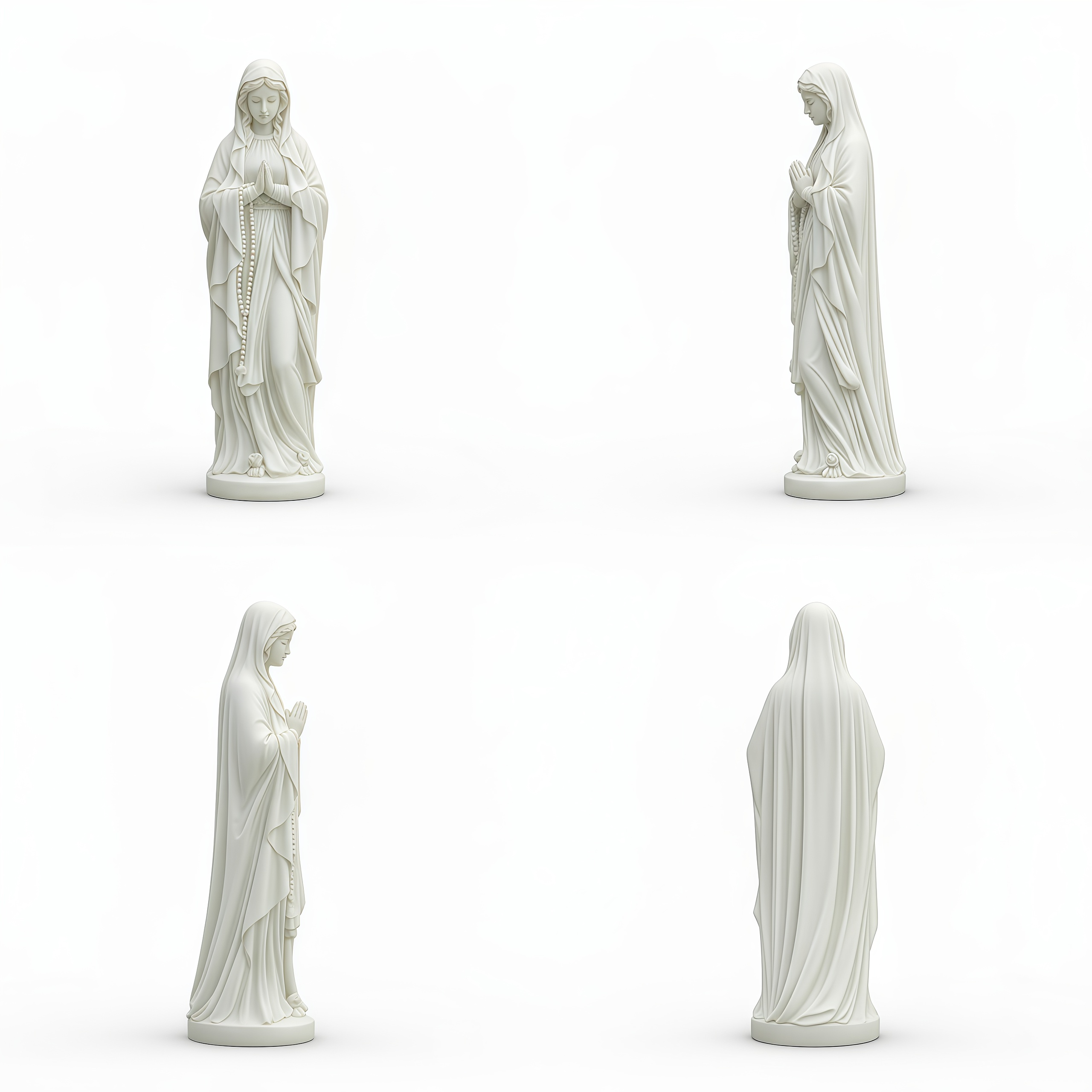 PREMIUM Virgin Mary Praying Statue Outdoor Garden Religious Decor ...