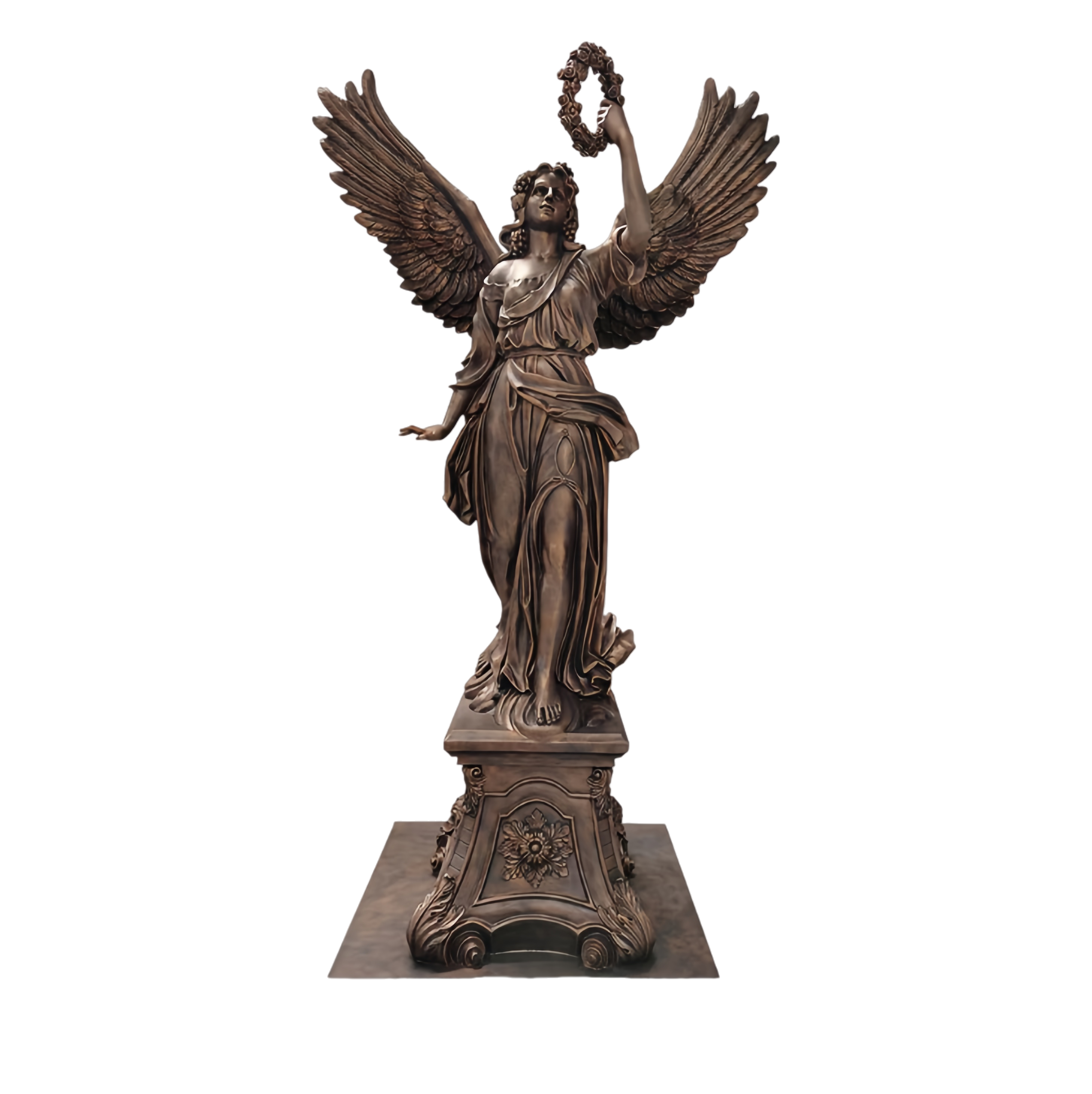 PREMIUM Life Size Angel Bronze Statue for Garden Decoration