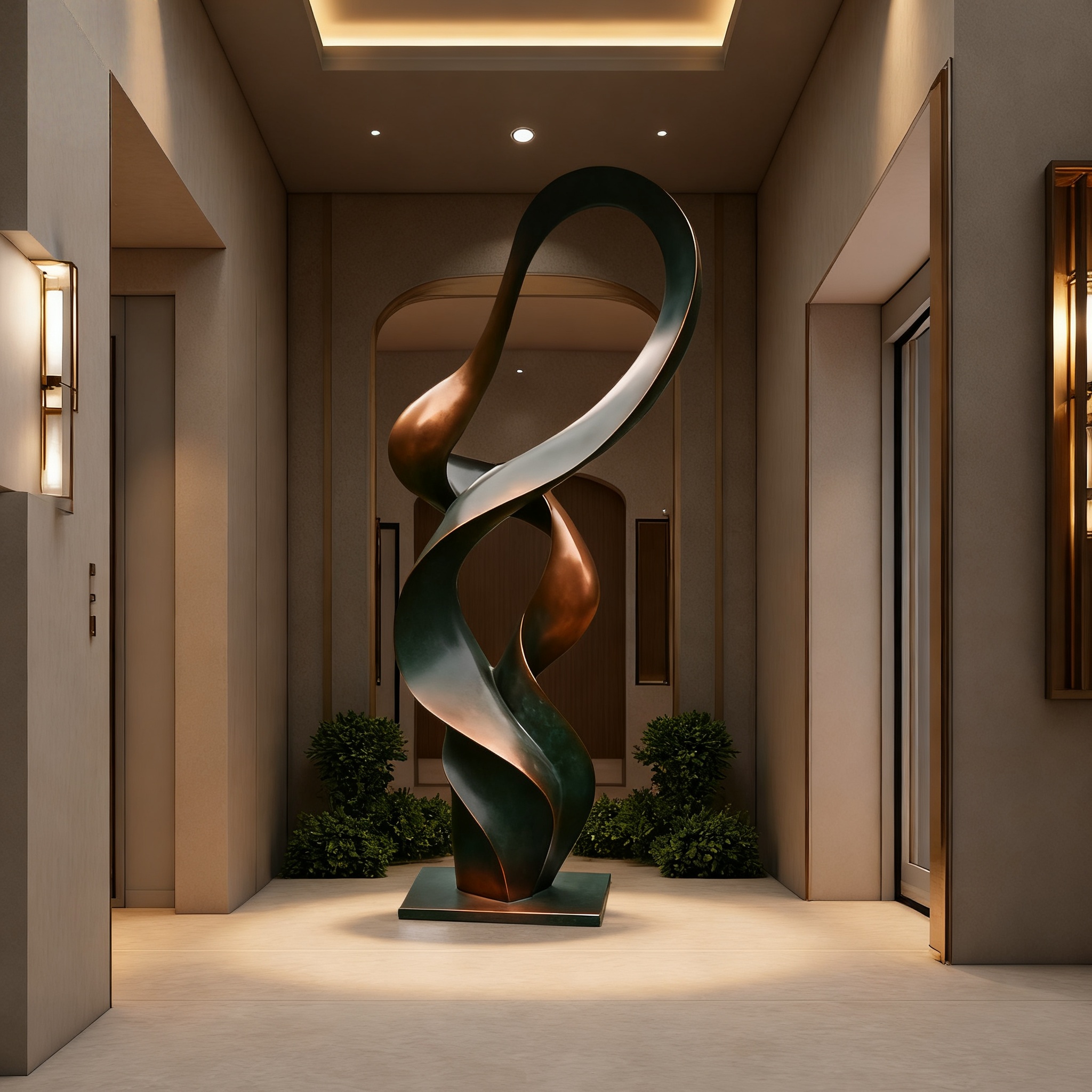 PREMIUM Abstract Bronze Art Sculpture for House Luxury Space Decoration