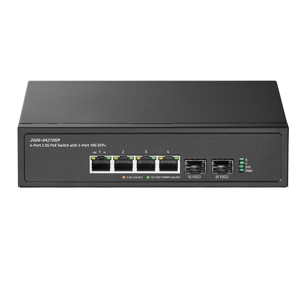 Binardat 6 Port 2.5G PoE Switch with 2x10G SFP+ Port, 4x2.5G Base-T ...