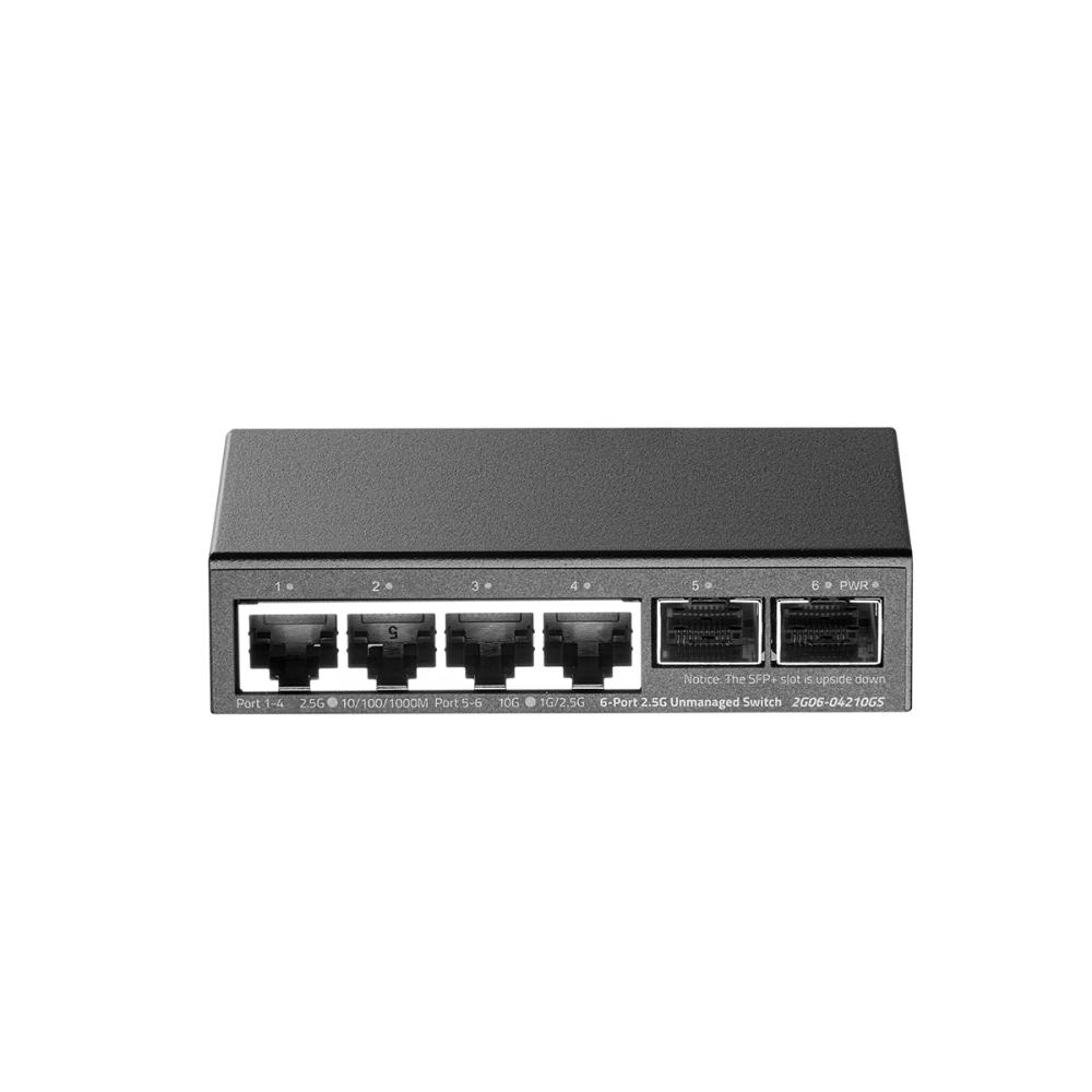 4 Port 2.5G Switch with 2x10G SFP, 4x2.5 Gigabit Ethernet Ports, Ultra ...