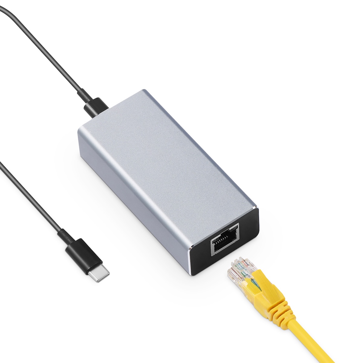 1G PoE Network Adaptor(Max. 60W), IEEE802.3af/at/bt PoE to Type-C ...