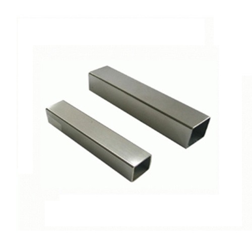 Stainless Steel Modern Square Tube Handrail Set, SS Brushed Nickel Finish
