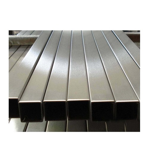 Stainless Steel Modern Square Tube Handrail Set, SS Brushed Nickel Finish